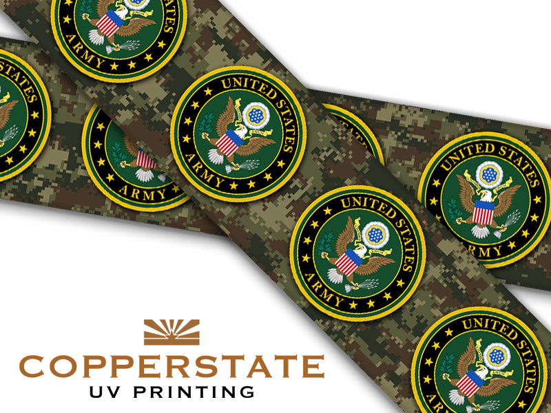 US Army Emblems – Copper State UV Printing