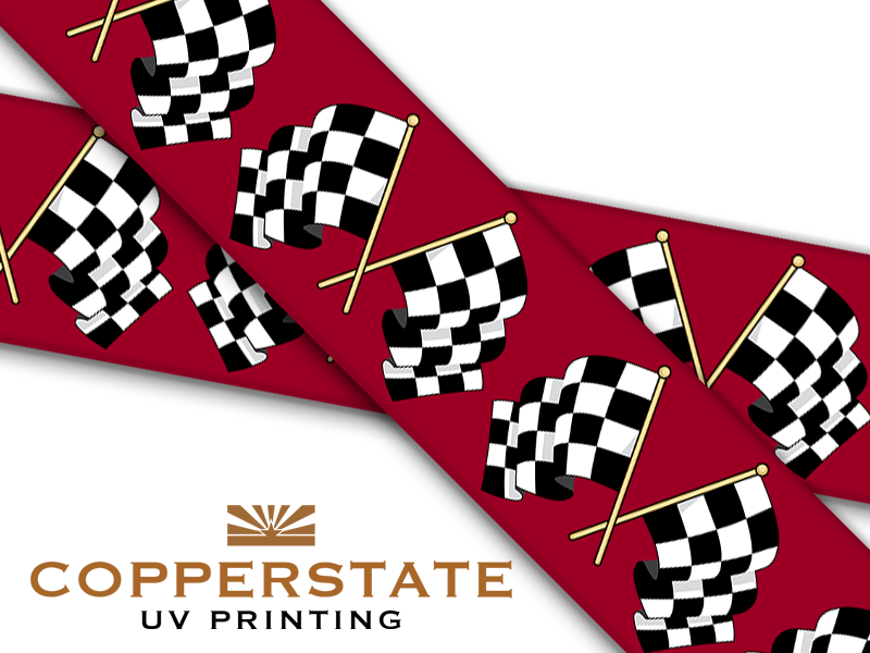 Checkered Flag – Copper State UV Printing