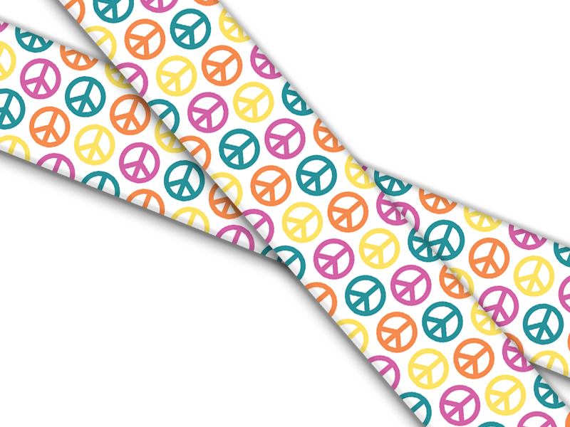 Peace and Love - White – Copper State UV Printing