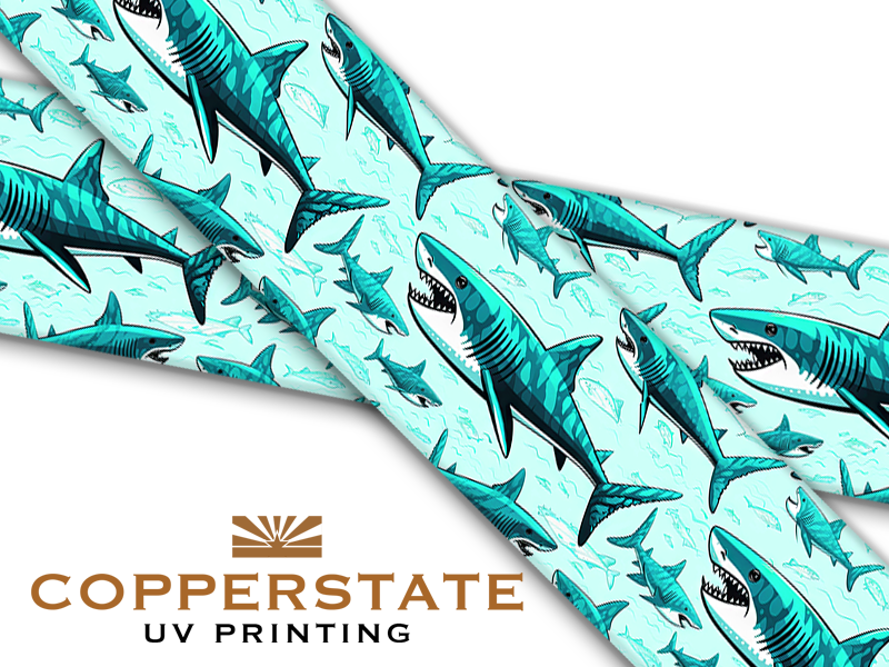 Sharks - Teal – Copper State UV Printing