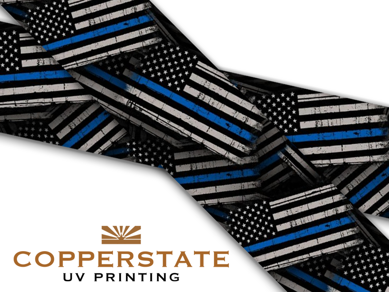 Thin Blue Line – Copper State UV Printing